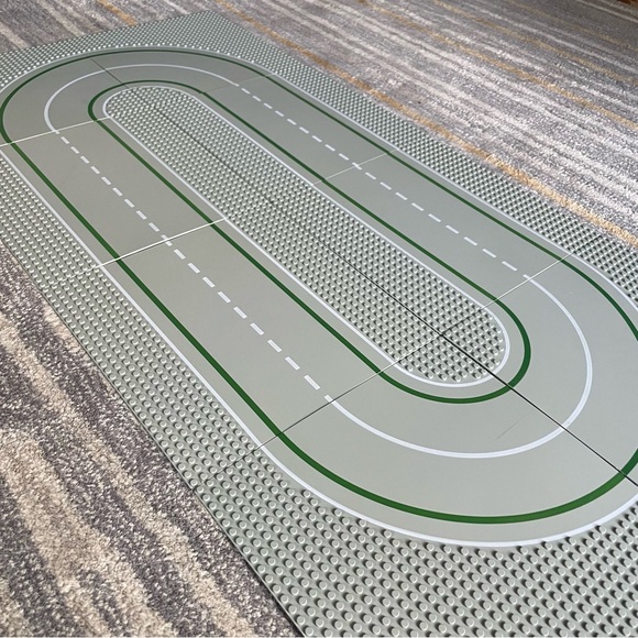 Lego | Toys | Lego Road Baseplates 8 With Variety Of Legos | Poshmark